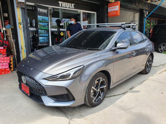 แร็คหลังคา THULE รุ่น 754 สำหรับรถ Normal Roof ชุดขาจับ คานขวาง ...