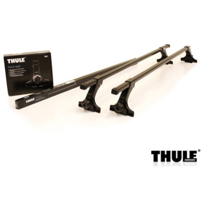 แร็คหลังคา THULE รุ่น 951 ชุดขาจับรางน้ำ สูง 15 cm + SquareBar สำหรับรถ ...