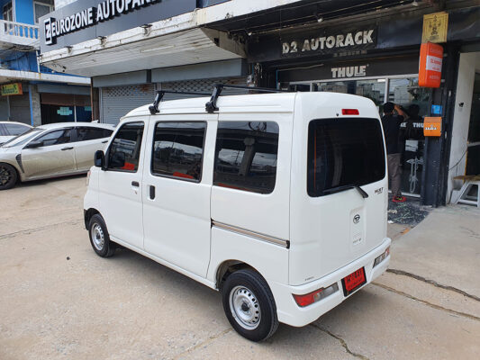 แร็คหลังคา THULE รุ่น 952 ชุดขาจับรางน้ำ สูง 20 cm + SquareBar สำหรับรถ ...