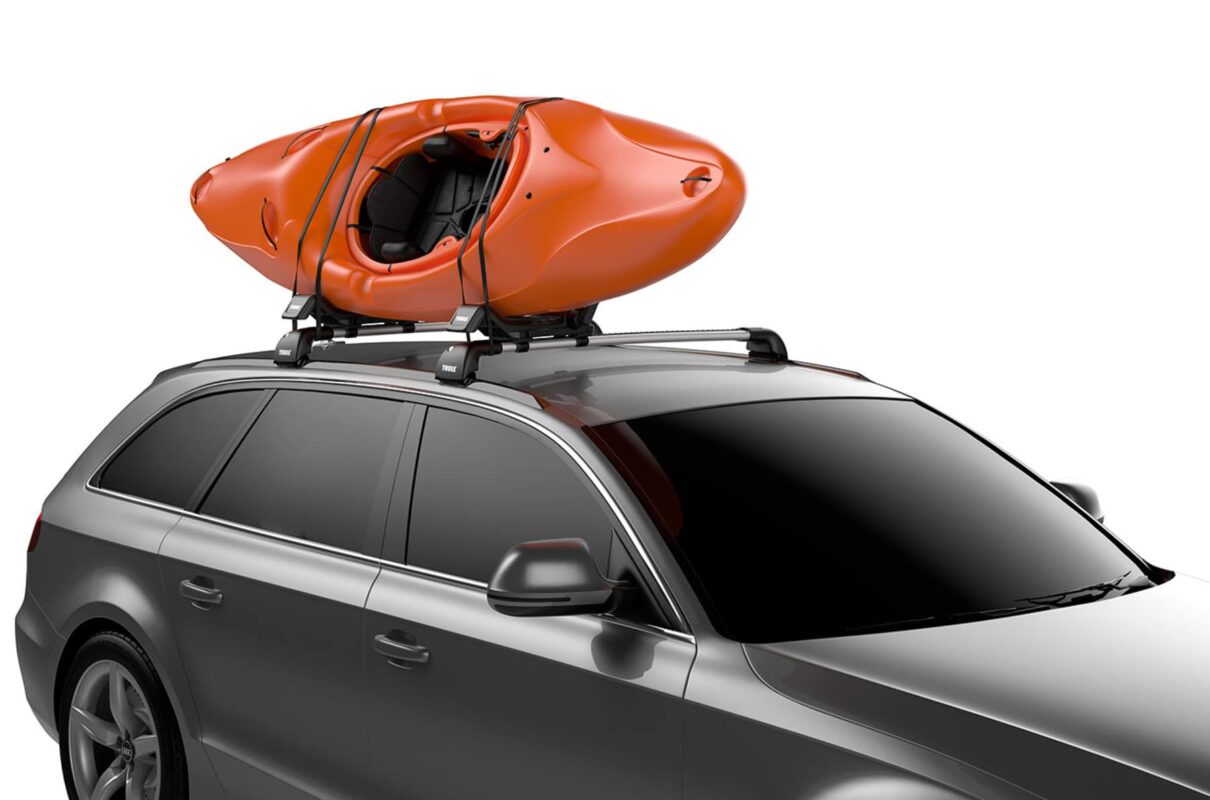 แร็คบรรทุกเรือบนหลังคารถ THULE Hull-A-Port-XT 848 สำหรับยึดเรือคายัค