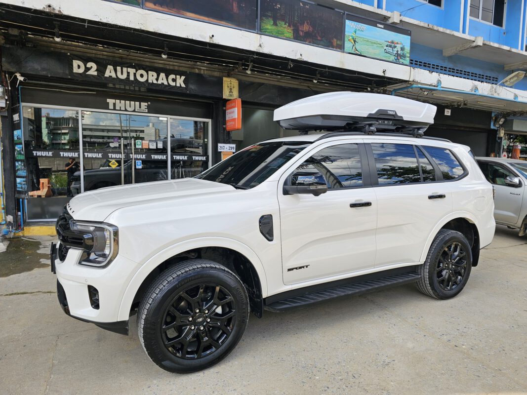 กล่องสัมภาระบนหลังคา Thule Motion RoofBox XT XL สี White Grossy Color ...